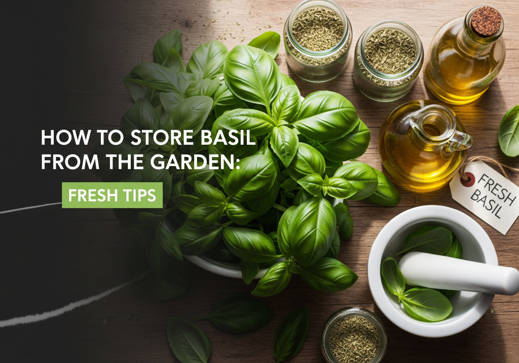 How to Store Basil from the Garden: Fresh Tips - Garden